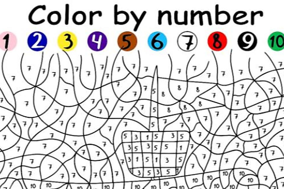 Color By Numbers Activity Pages For Kids Free Fun Coloring Pages