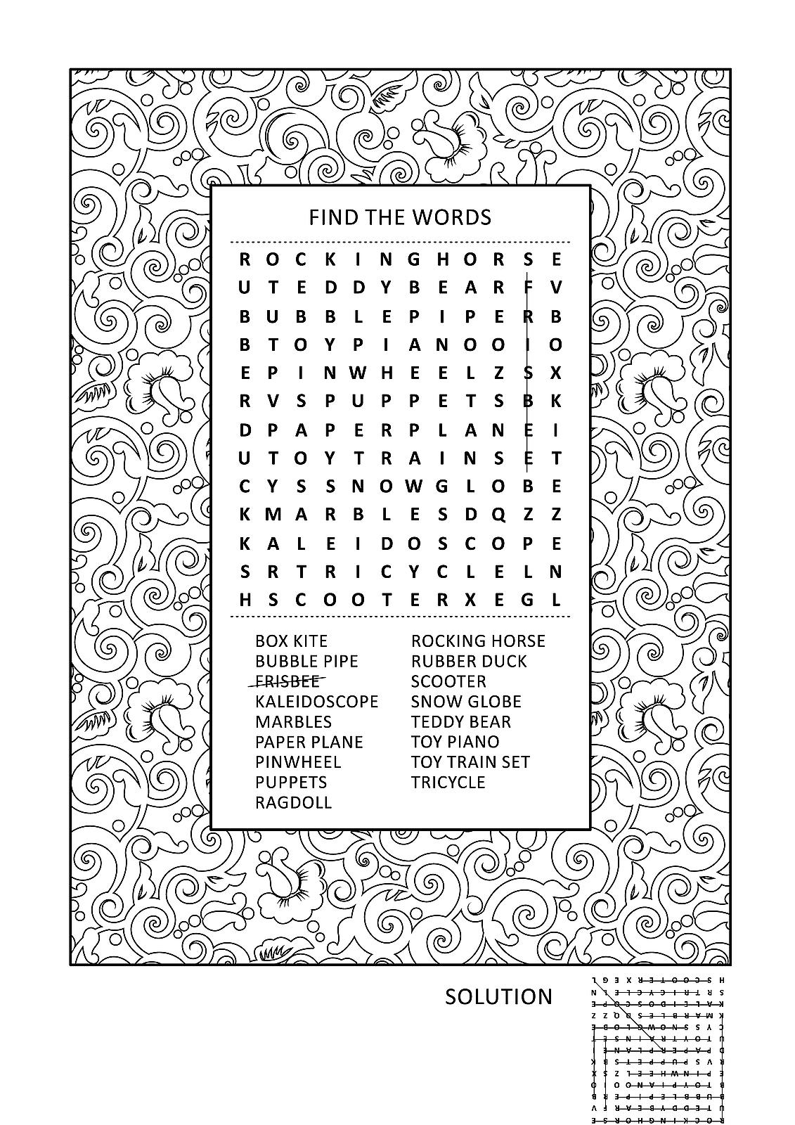 Free Printable Search And Find Puzzles Band rma n n retmen yk s 
